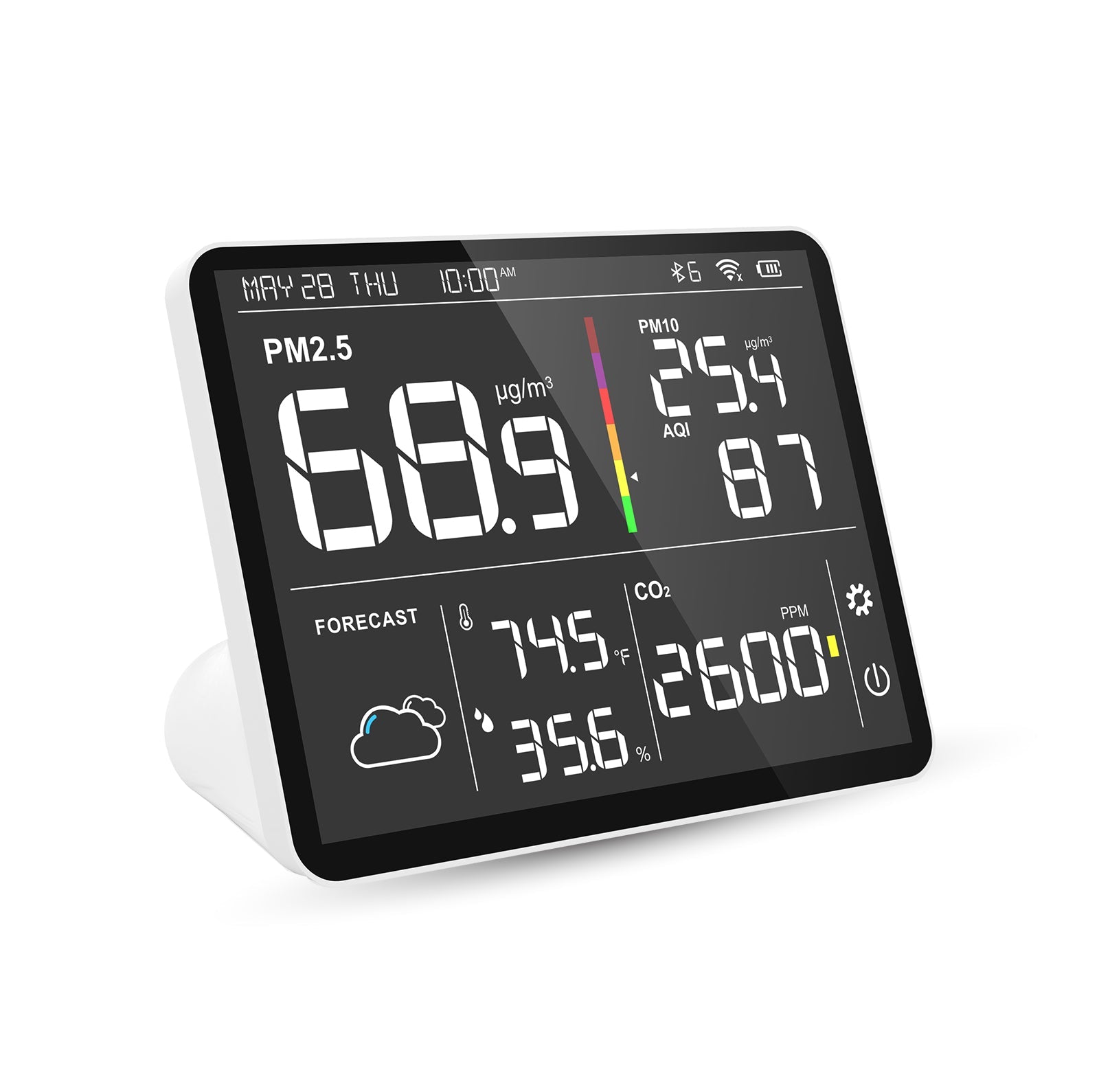 Temtop M100 Air Quality Monitor WiFi Smart Air Station PM2.5 PM10 CO2