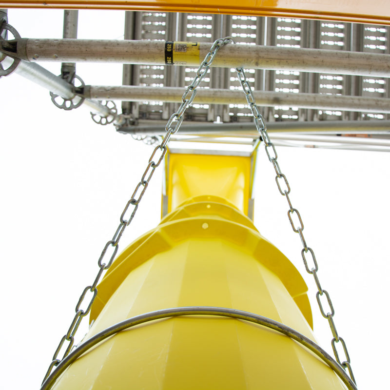 Rubbish Chute Ring & Chain - Provides extra stability for your rubbish ...