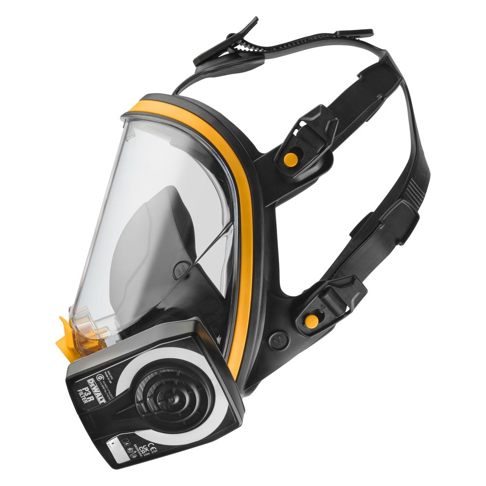 DeWalt DXIR1FFMLP3 Reusable Full Face Mask Respirator P3 Filters L