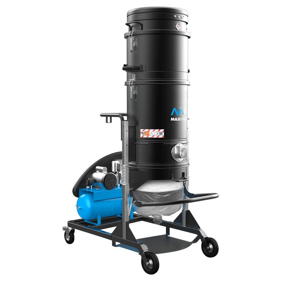 MAXVAC SUPRA SV1-875-MLS 7,5 hp Industrial Vacuum with 5,5 kW Side ...