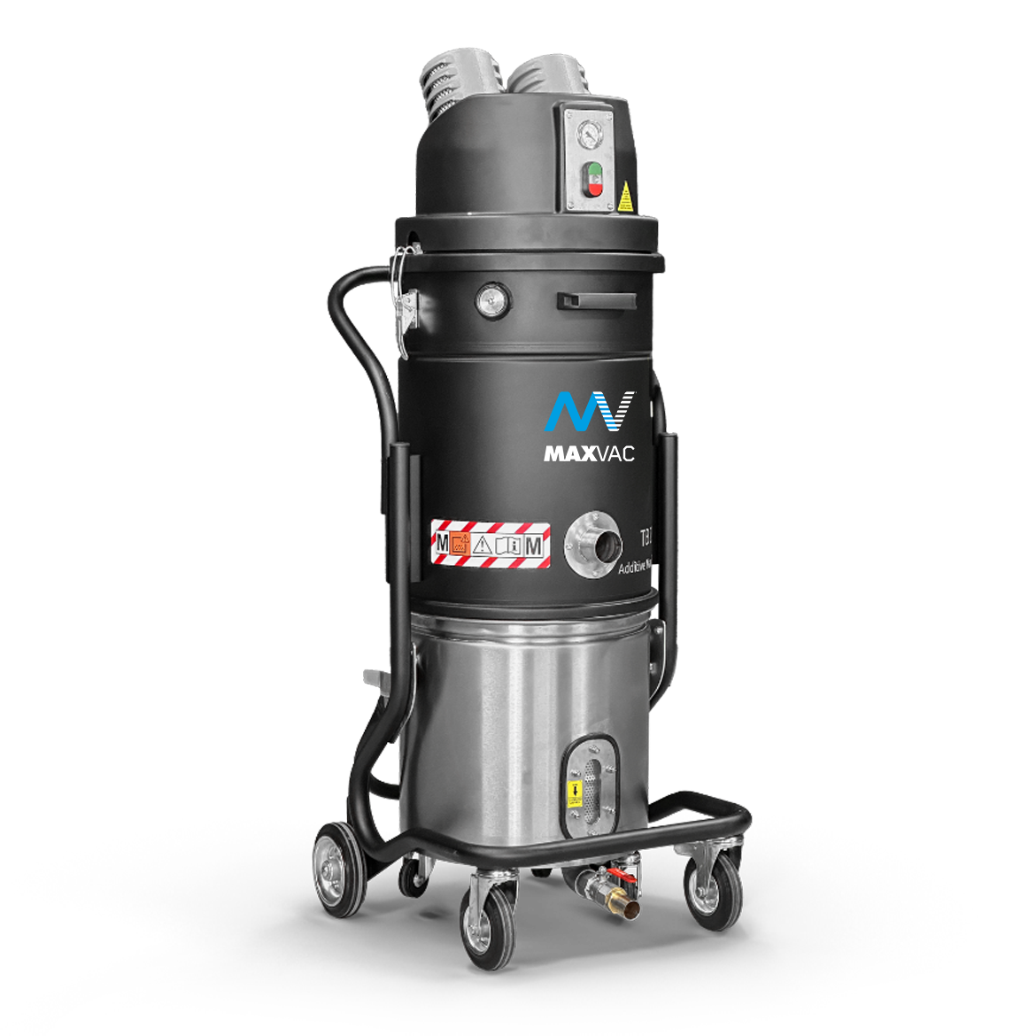 MAXVAC Supra ATEX Z22 Industrial Vacuum for Conductive Dusts, 45L Drum