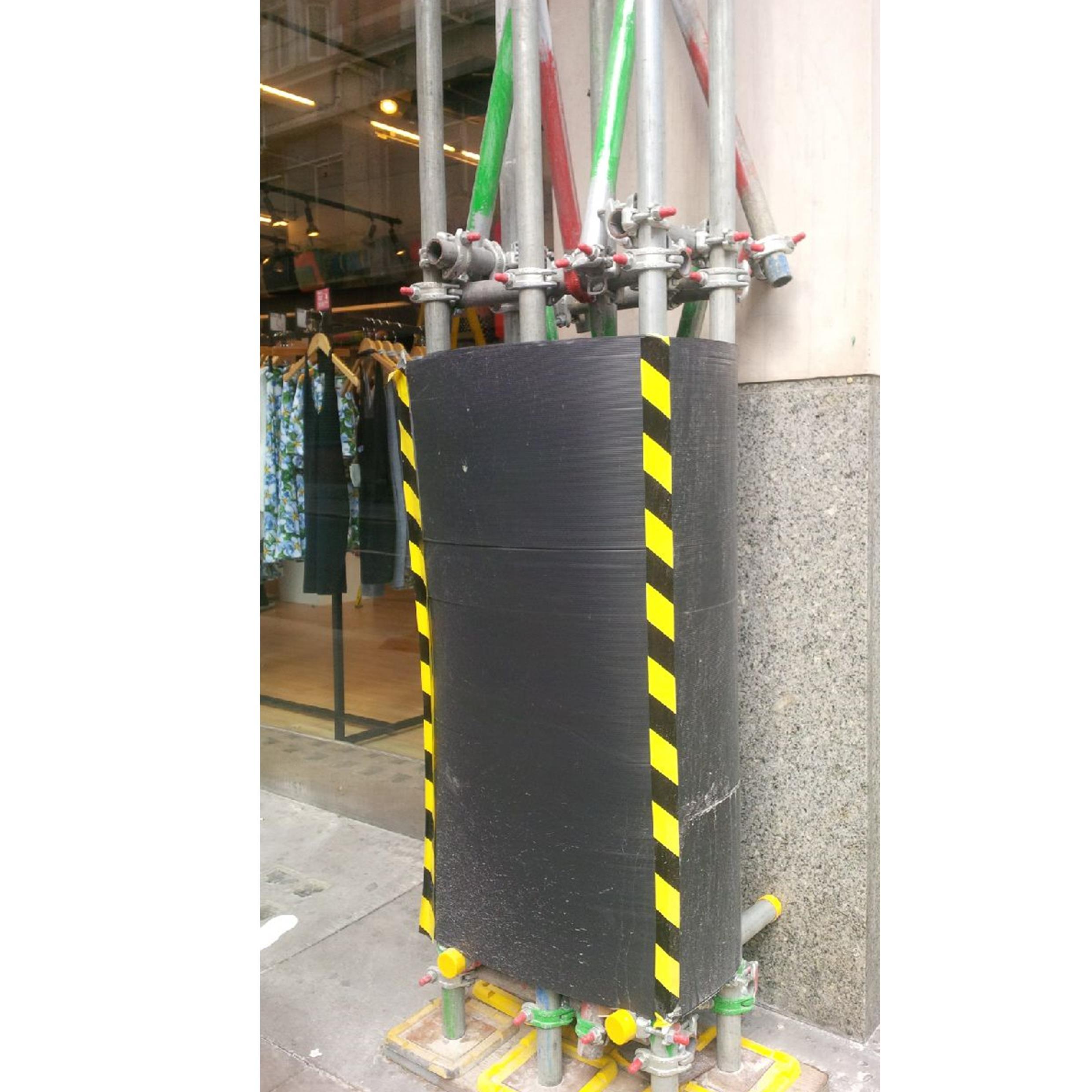 240 x 120cm Black Correx Sheets 250gsm Fire Retardant LPS1207, 2mm