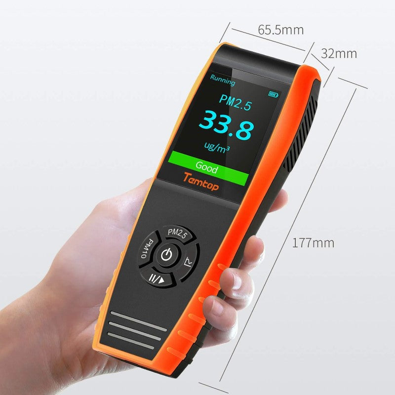 Temtop P600 Air Quality Monitor, Portable Laser PM2.5 PM10 Particle De
