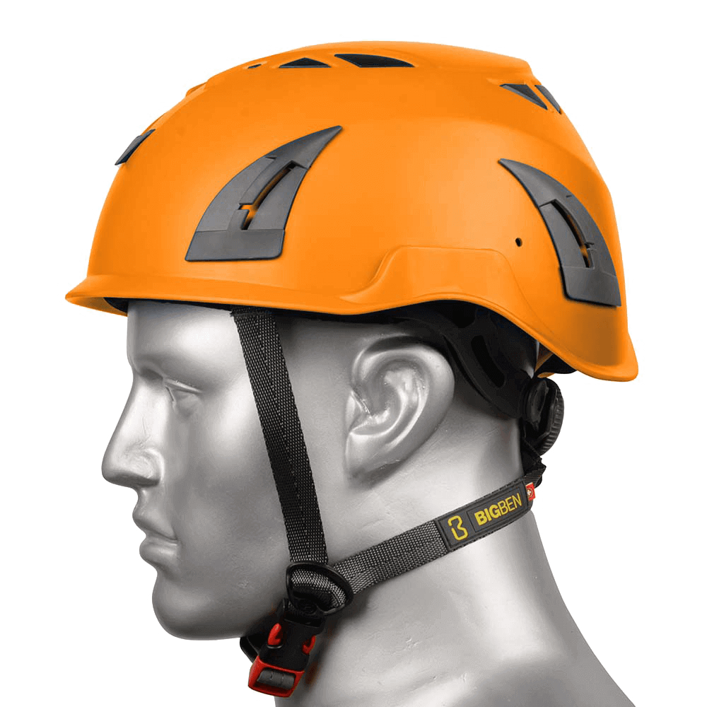 BIG BEN Ultralite Vented Height Safety Helmet, Orange