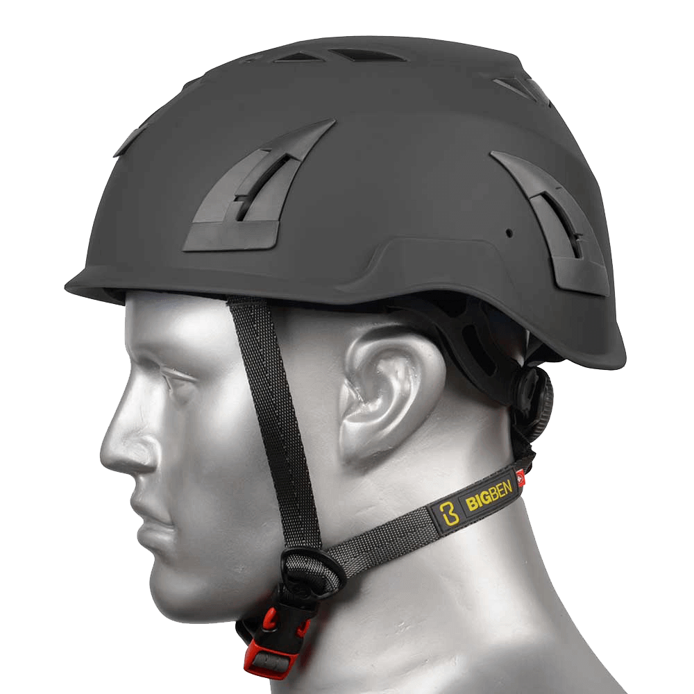 BIG BEN Ultralite Unvented Height Safety Helmet, Black