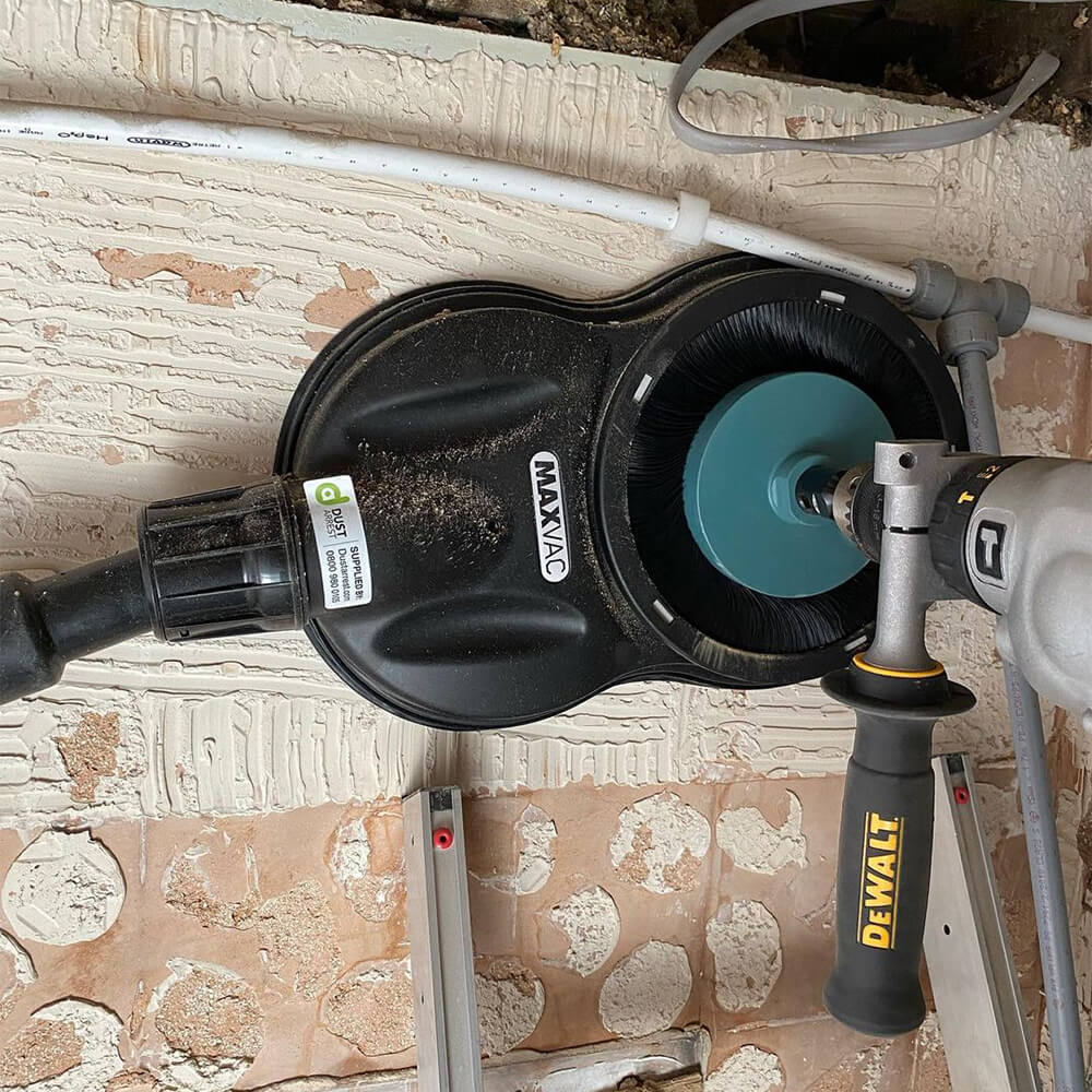 Ultimate Dust Free Drilling Of Holes up to 175mm | Dustarrest.com