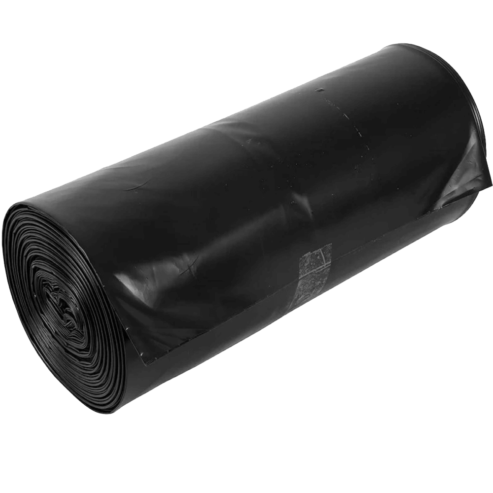 100 Builders Rubble Sacks Tear-Resistant, Black